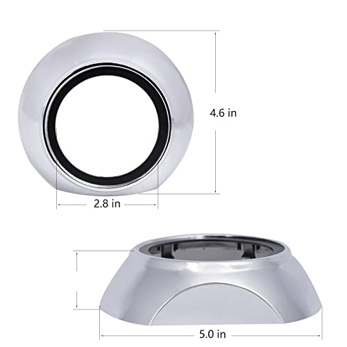 YUFANYA 3.0Inch Projector Shrouds Universal Silver Mask for 2.5Inch or 3.0Inch Projector Lens…