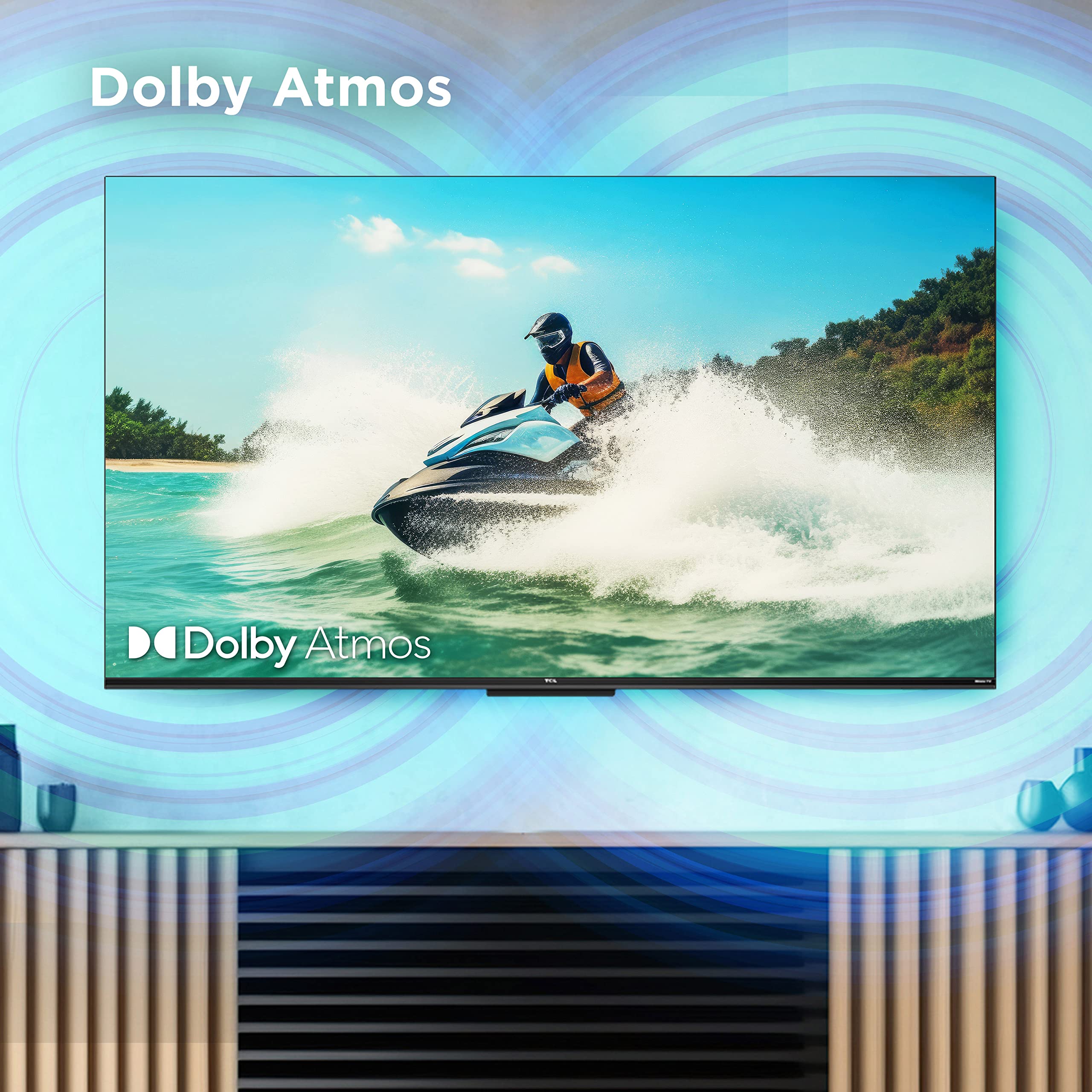 TCL 43-Inch Class S4 4K LED Smart TV with Roku TV (43S450R, 2023 Model), Dolby Vision, HDR, Dolby Atmos, Works with Alexa, Google Assistant and Apple HomeKit Compatibility, Streaming UHD Television