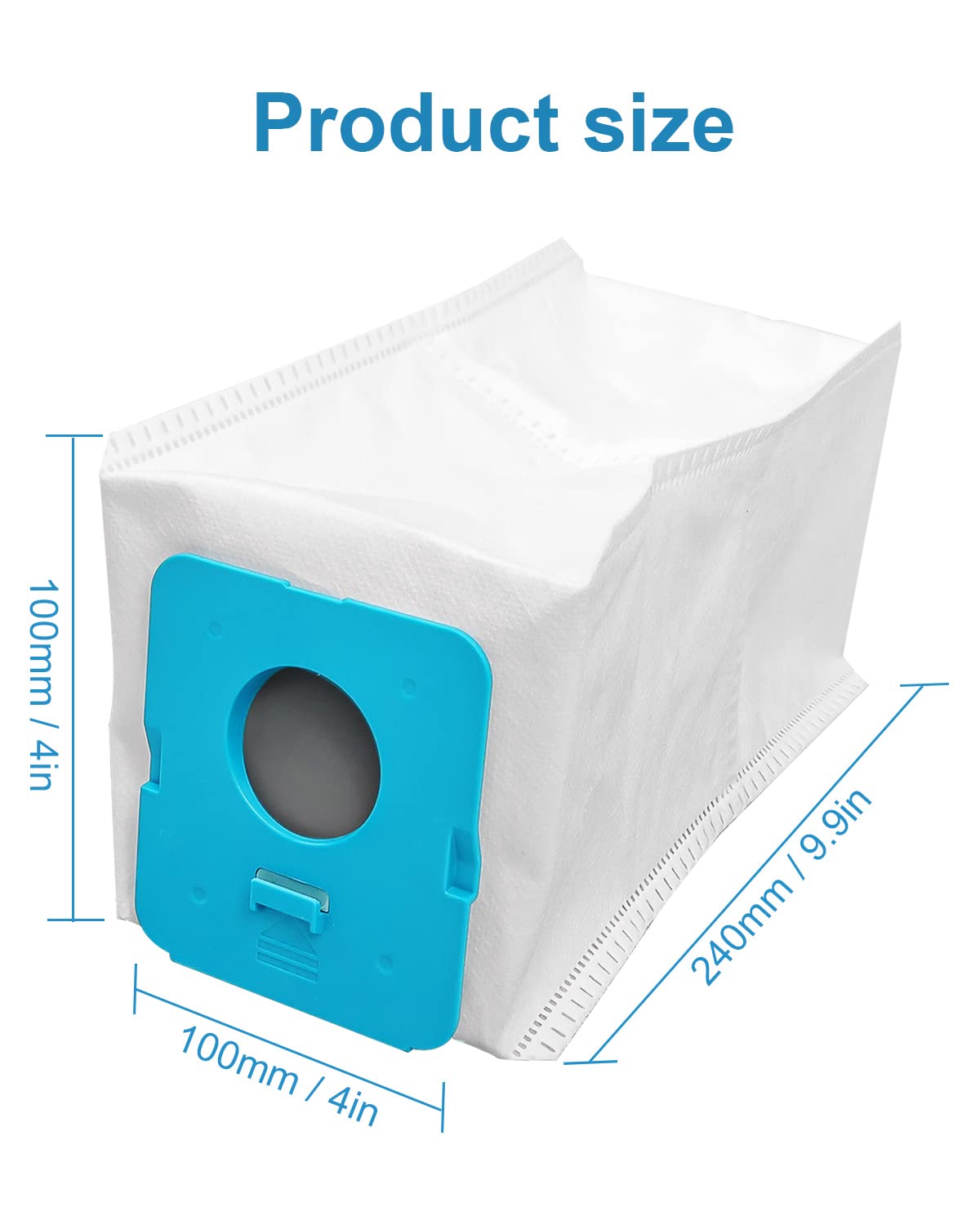 NTSUMI Dust Bags Replace VCA-ADB95 VCA-ADB953 Fit for Samsung BESPOKE Jet Cordless Stick Vacuum Cleaner Replace VS20A95923B/AA VS20A95923N/AA VS20A95923W/AA, 10Pack