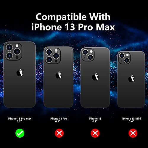 ANTSHARE for iPhone 13 Pro Max Case Waterproof, iPhone 13 Pro Max Phone Case with Built-in Lens & Screen Protector [Real 360] [IP68 Underwater] [Dropproof] Clear Case for iPhone 13 Pro Max 6.7’’,Black