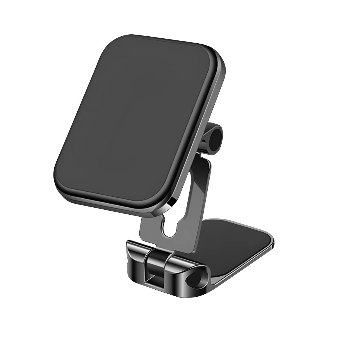 zipelo Phone Holder for Car, Super Strong Magnetic Car Cell Phone Mount Hands Free, Foldable Phone Stand for Automobile, 360° Rotation Universal Dashboard Car Cradle Fits All Smartphones