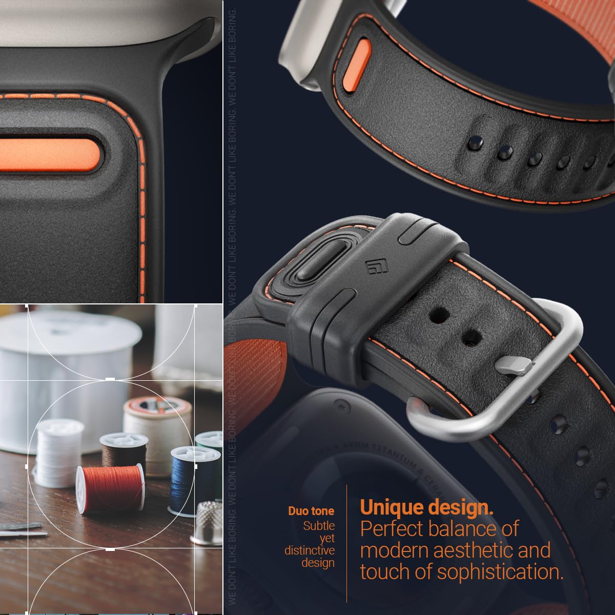 Caseology Athlex Band for Apple Watch Band Ultra 2, Ultra, Watch Series 10/9/8/7/6/5/4/3/2/1/SE Series 49mm 46mm 45mm 44mm 42mm - Active Orange