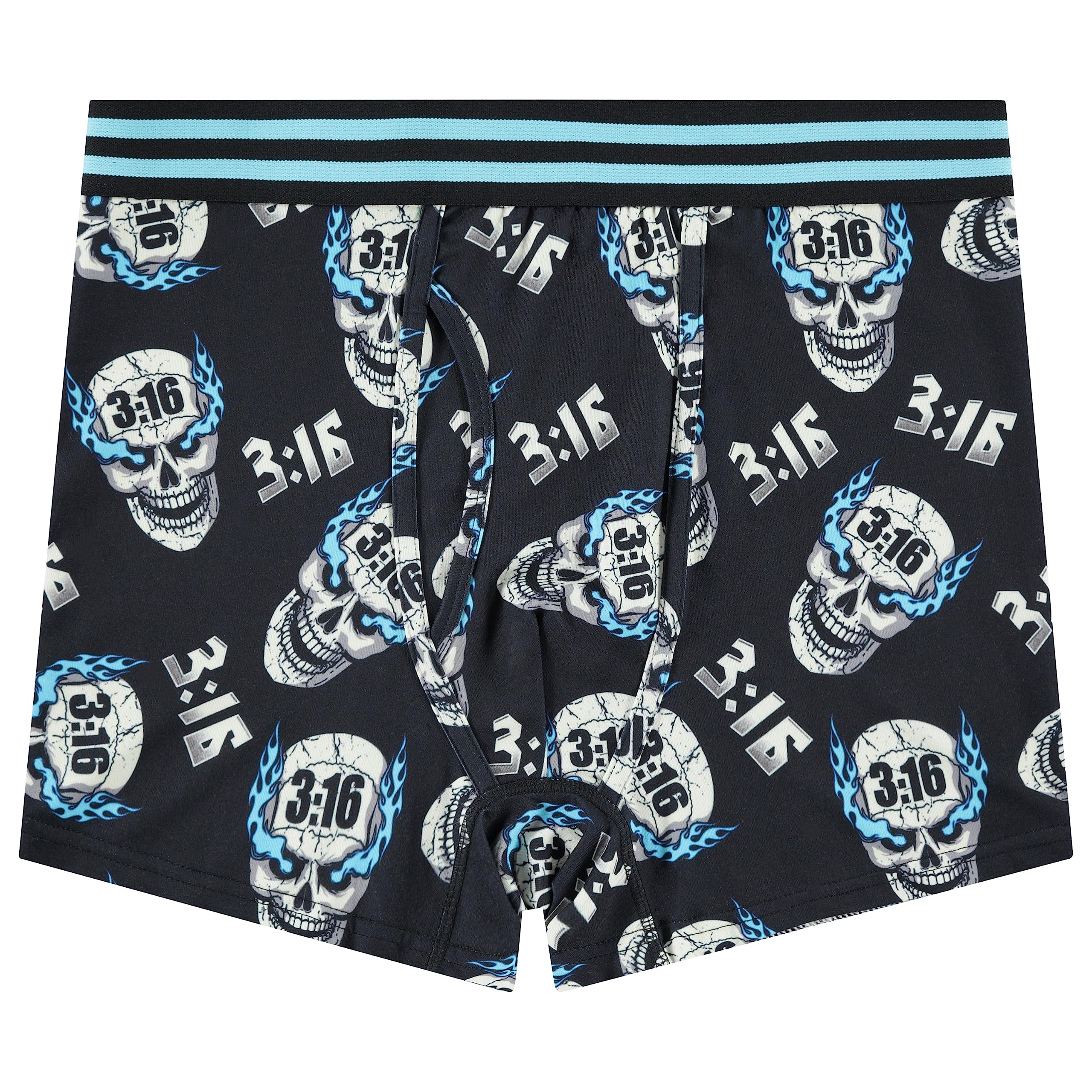 WWE Superstars Mens Boxer Briefs - John Cena, Undertaker, Roman Reigns, The Rock, Stone Cold, Hulk Hogan - Mens 2 Pack Boxer Briefs Underwear (Multi, Medium)