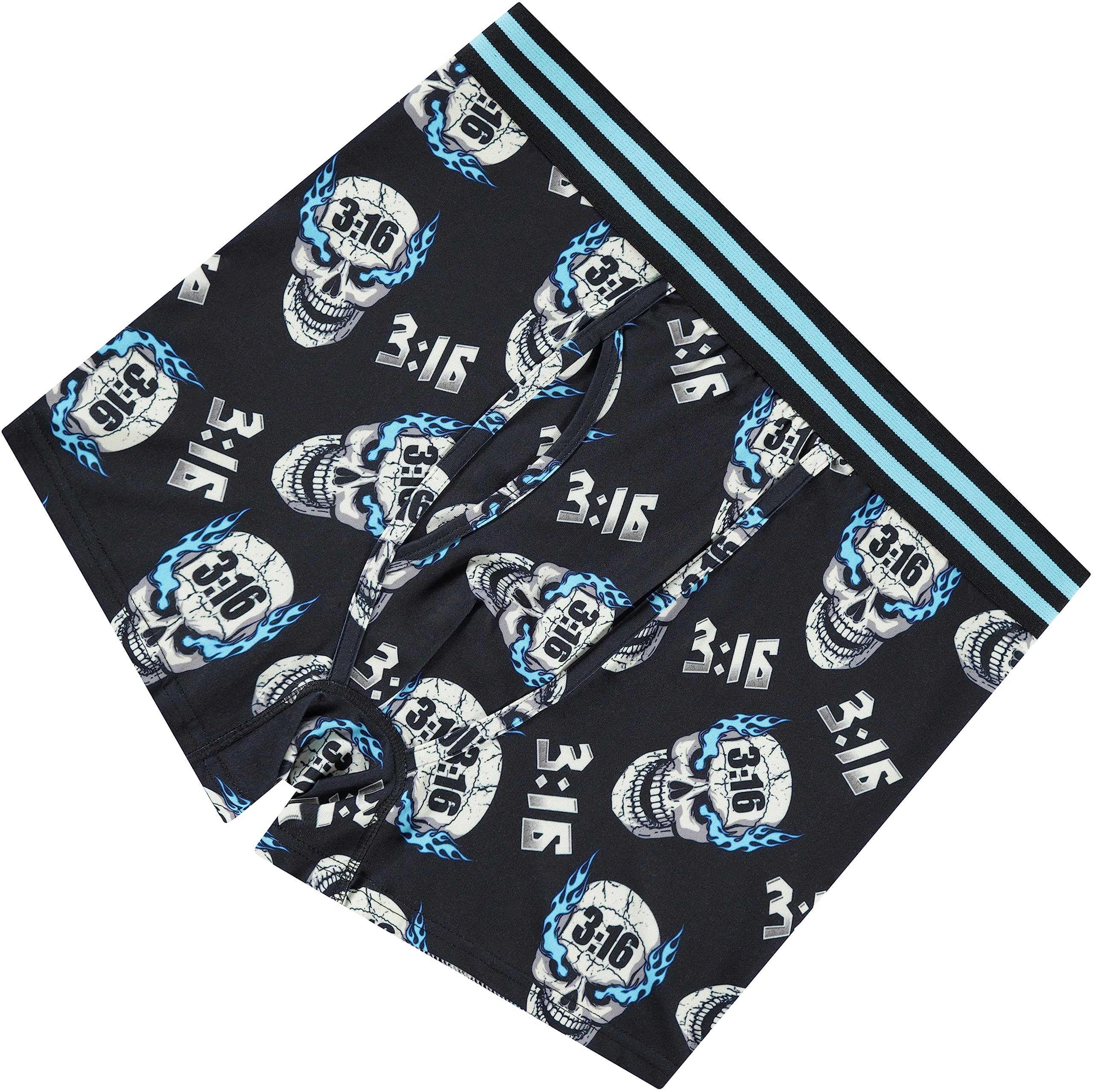 WWE Superstars Mens Boxer Briefs - John Cena, Undertaker, Roman Reigns, The Rock, Stone Cold, Hulk Hogan - Mens 2 Pack Boxer Briefs Underwear (Multi, Medium)