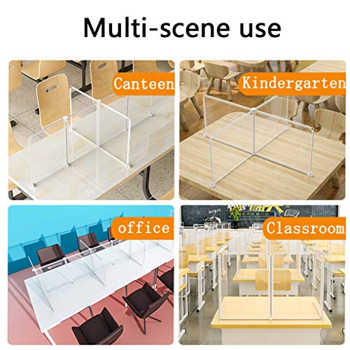 Classroom Desk Dividers for Students,esktop Office Partitions, Schools Desk Partitions, Suitable for Schools Classroom, Restaurants, Offices, Easy to Install (Single 11.8"x17.7") (10PCS)