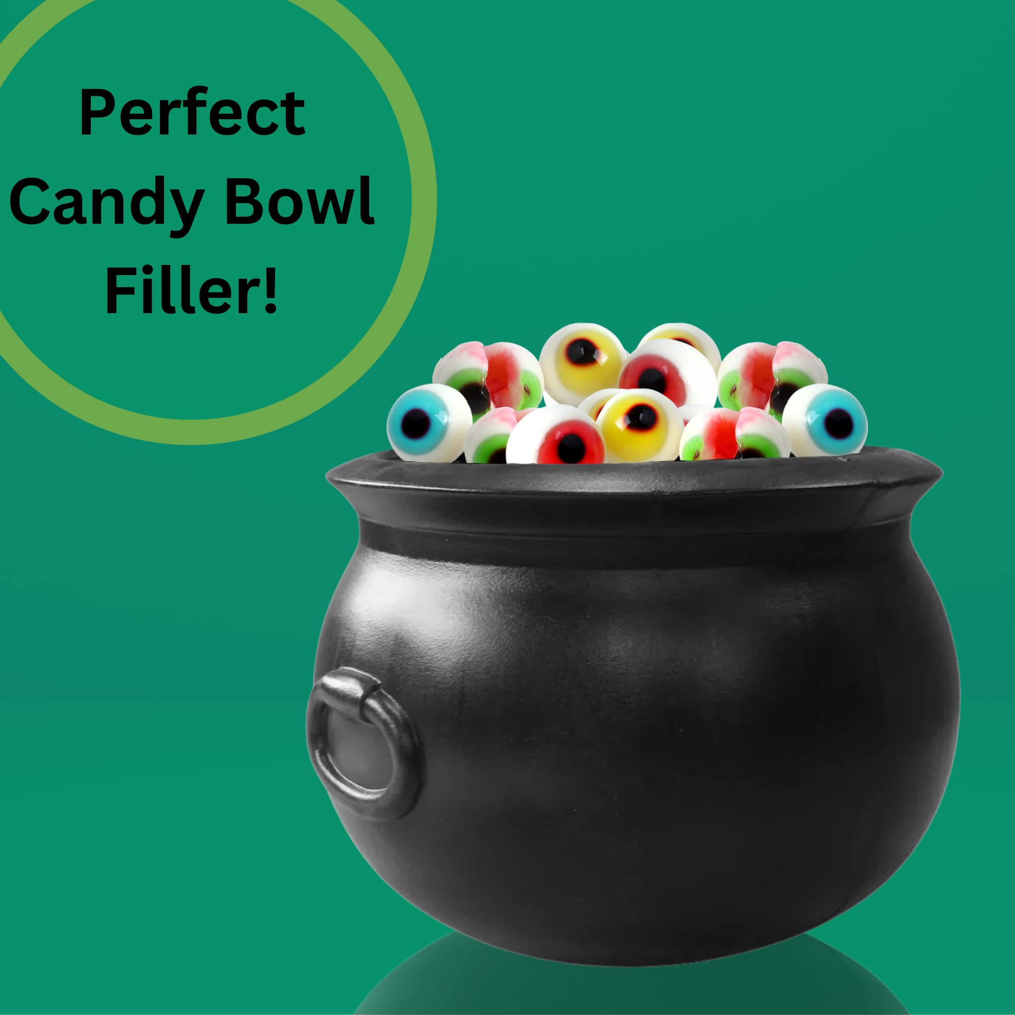 Needzo Gummy Eyeballs with Gooey Jelly Filling, Individually Wrapped Candies, Novelty Gag Gift, 2.6 Ounces, (2 Pack)