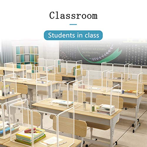 Classroom Desk Dividers for Students,esktop Office Partitions, Schools Desk Partitions, Suitable for Schools Classroom, Restaurants, Offices, Easy to Install (Single 11.8"x17.7") (10PCS)