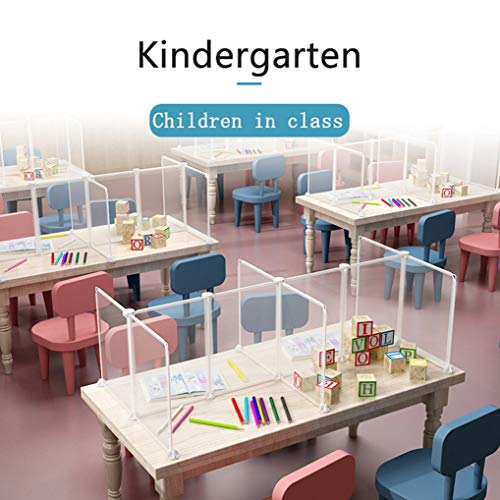 Classroom Desk Dividers for Students,esktop Office Partitions, Schools Desk Partitions, Suitable for Schools Classroom, Restaurants, Offices, Easy to Install (Single 11.8"x17.7") (10PCS)