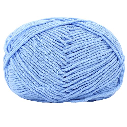 200g Blue Cotton Acrylic Crochet Yarn Soft Warm Yarn DIY Craft Scarf Hat Shawls Sweaters