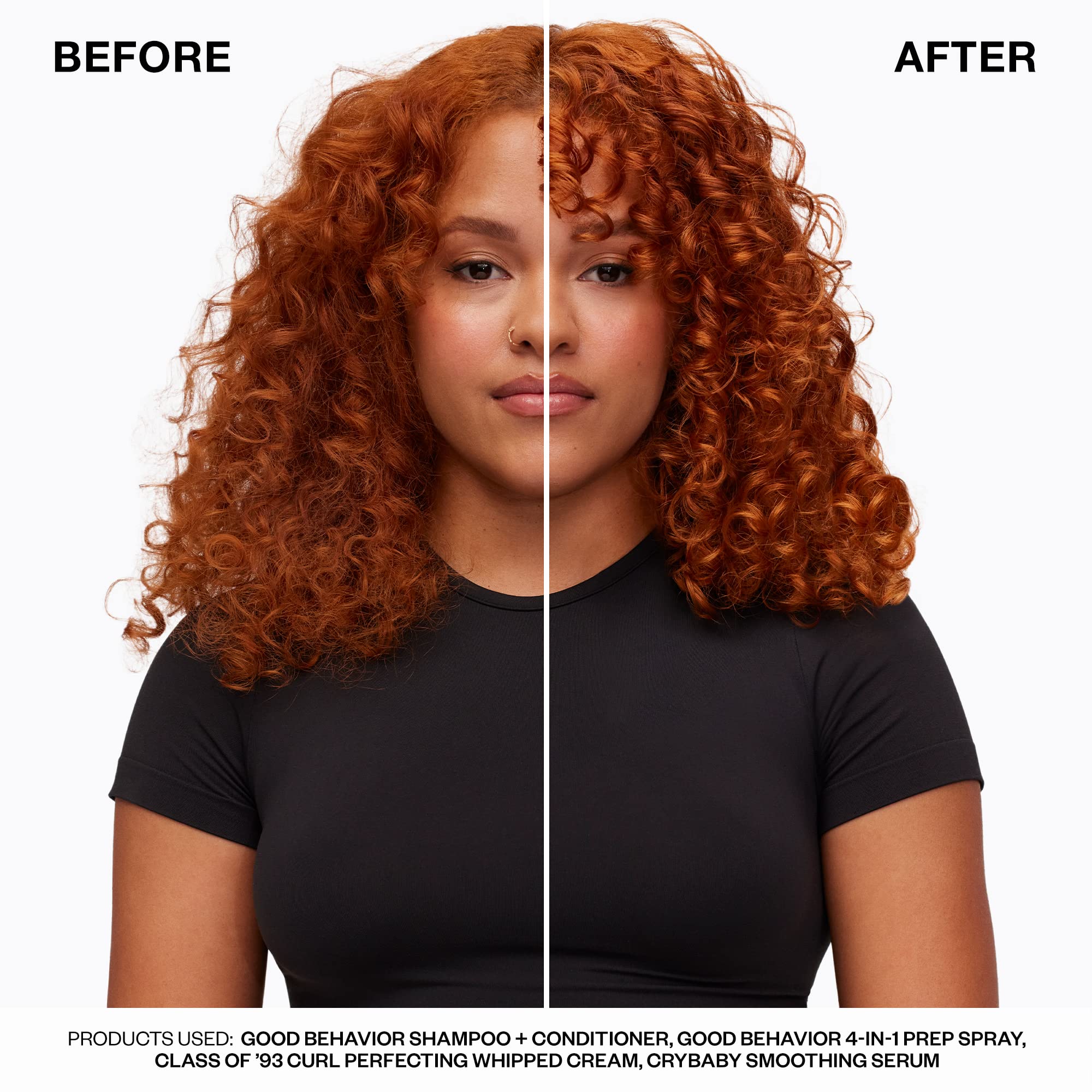 IGK GOOD BEHAVIOR Ultra Smooth Shampoo Liter | Frizz Control + Hydrates + Shine | Vegan + Cruelty Free | 33.8 Oz