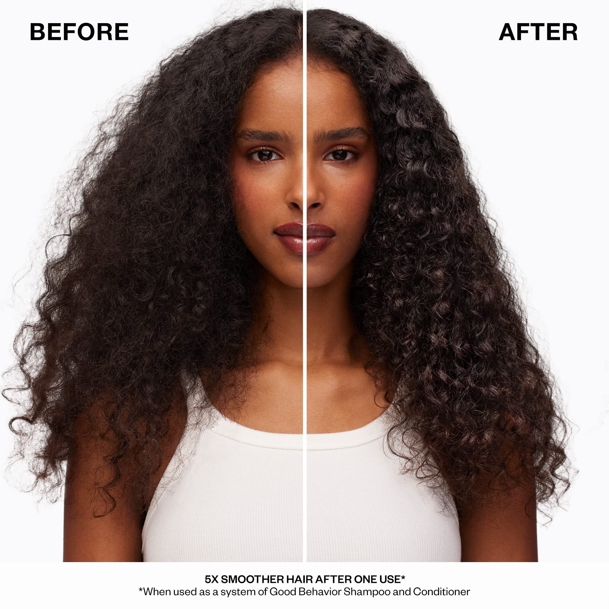IGK GOOD BEHAVIOR Ultra Smooth Shampoo Liter | Frizz Control + Hydrates + Shine | Vegan + Cruelty Free | 33.8 Oz