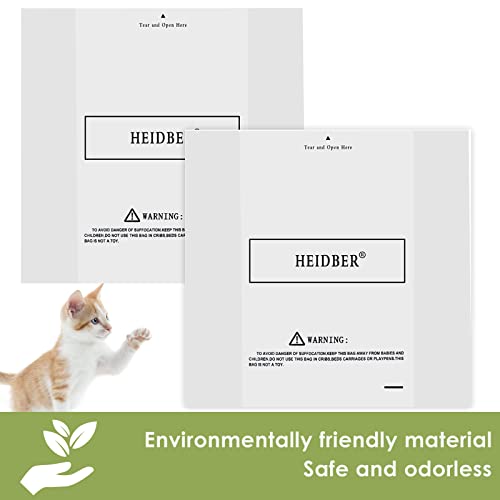 Cat Litter Box Liner Bags 80-Pack Fit For Robot Litter Line Box Automated Waste Drawer Liners 9-11 Gallons of Capacity,Replacement Cat Bags