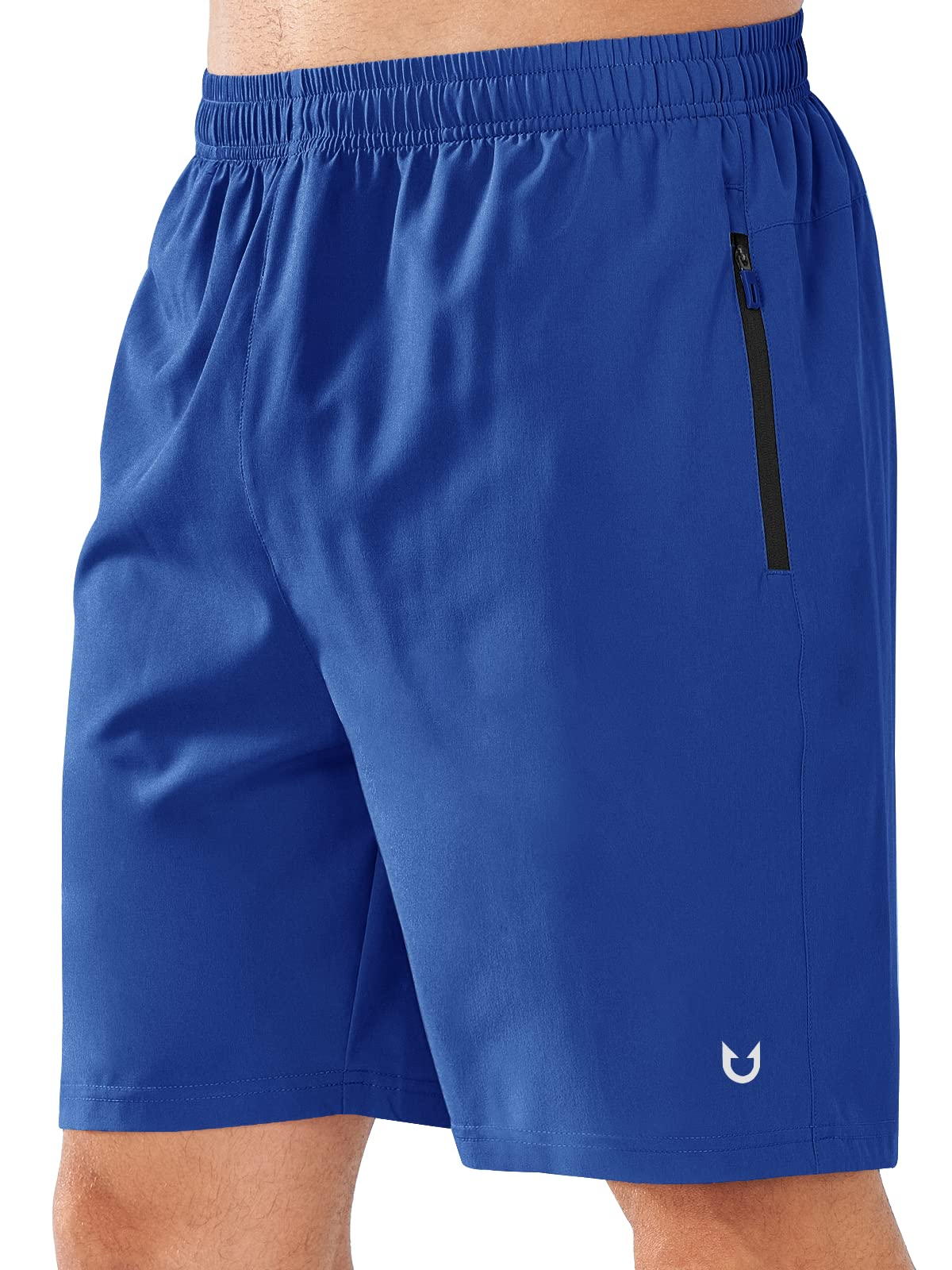 NORTHYARD Men's Athletic Running Shorts Quick Dry Workout Shorts Lightweight Sports Gym Basketball Shorts Hiking Exercise RoyalBlue-7 inches 3XL