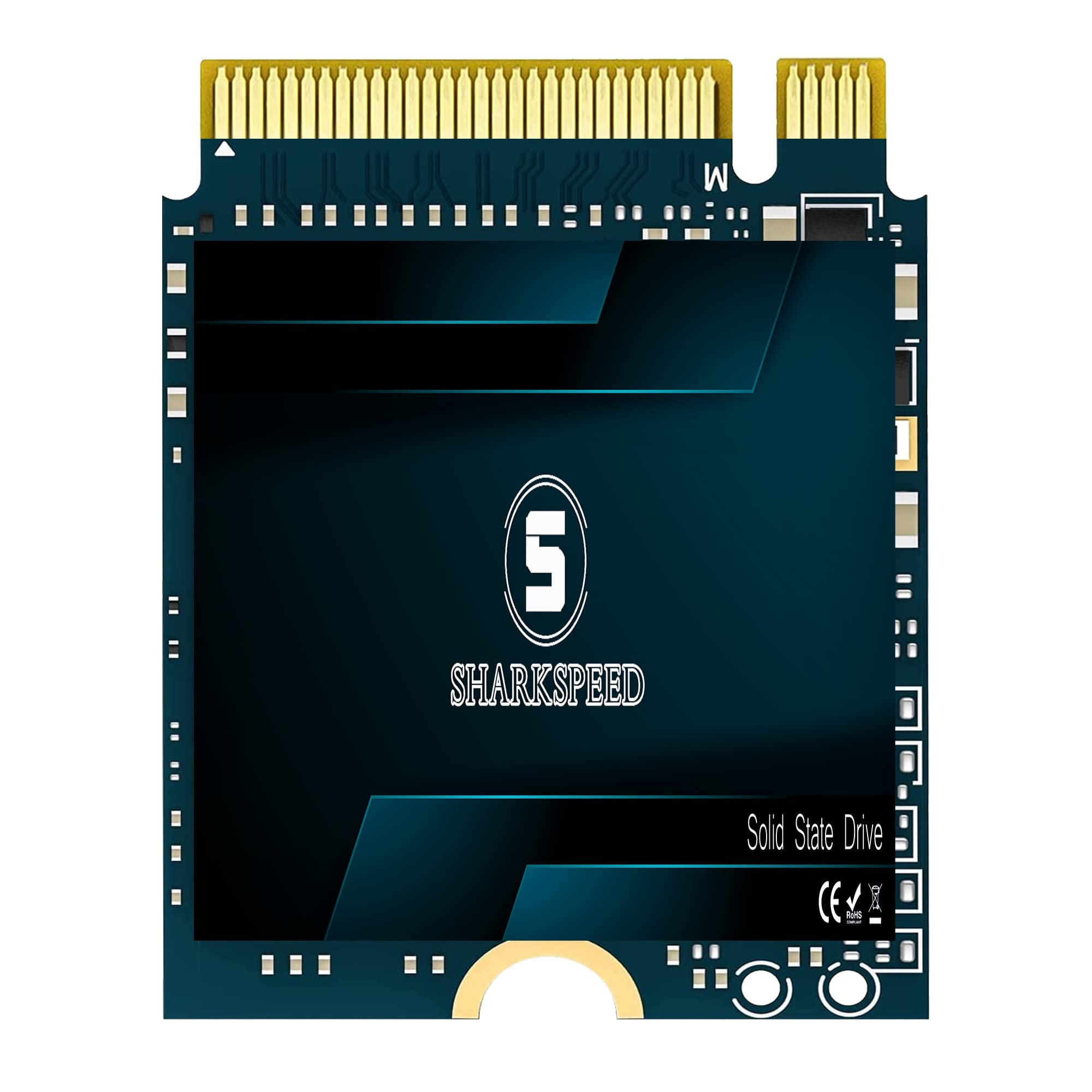 S SHARKSPEED M.2 2230 SSD 1TB NVMe PCIe Gen3.0X4 Internal Solid State Drive, Compatible with Steam Deck,Microsoft Surface Pro7/Pro8+/ProX/laptop3/laptop4/laptop Go/book3, Ultrabook(1TB, 2230 Gen3.0)