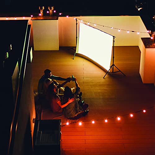 Monster Image Mini Small Format LCD Projector 1920x1080 HD Quality, Project Up to 8 Feet Away, Works On Projection Screens Ranging from 20-80 Inches. Supports Any Format with Universal HDMI Cable