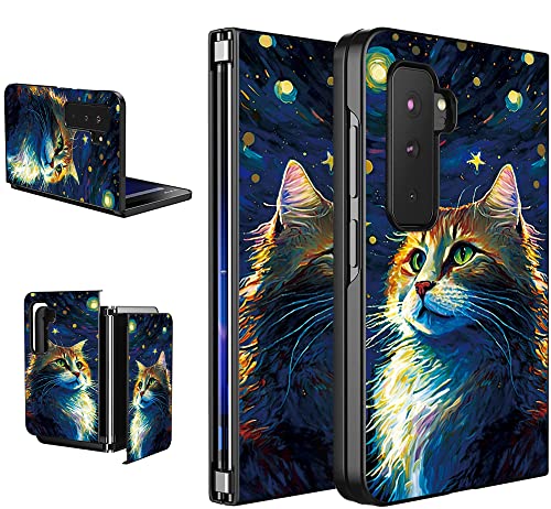 RYUITHDJP for Microsoft Surface Duo 2 Case 8.3" Cat Design for Microsoft Surface Duo 2 Phone Case Stylish Shockproof Cover