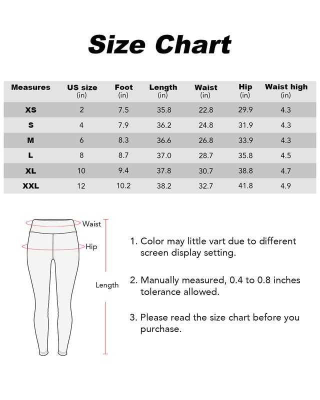 Leggings with Pockets for Women - Yoga Pants Workout Leggings High Waisted & Tummy Control Compression Legging