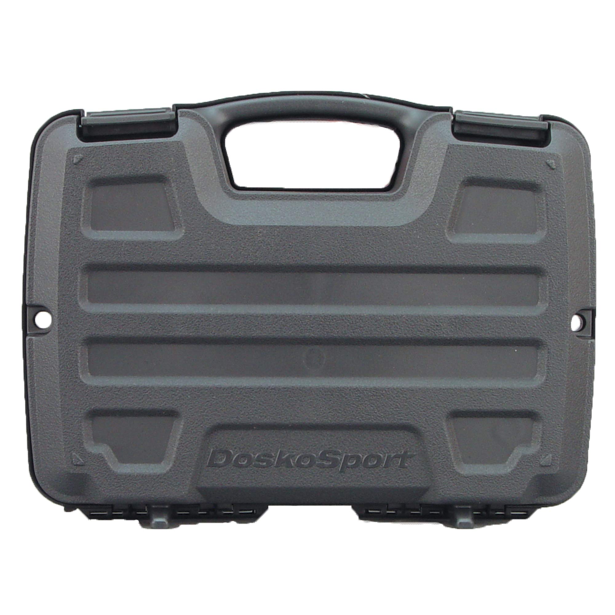 Plano Gun Guard SE Series Single Scoped Pistol Case with Padlock Tabs and Protective Foam Padding, Black & Flambeau Outdoors 1011 Safe Shot 10" Pistol Pack Case, Portable Firearm Storage Accessory
