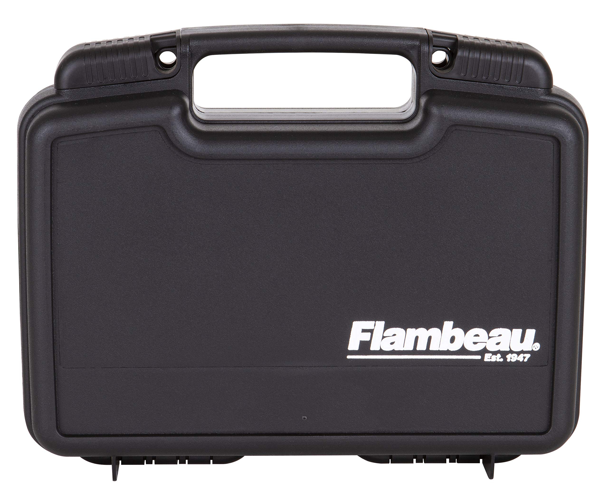 Plano Gun Guard SE Series Single Scoped Pistol Case with Padlock Tabs and Protective Foam Padding, Black & Flambeau Outdoors 1011 Safe Shot 10" Pistol Pack Case, Portable Firearm Storage Accessory
