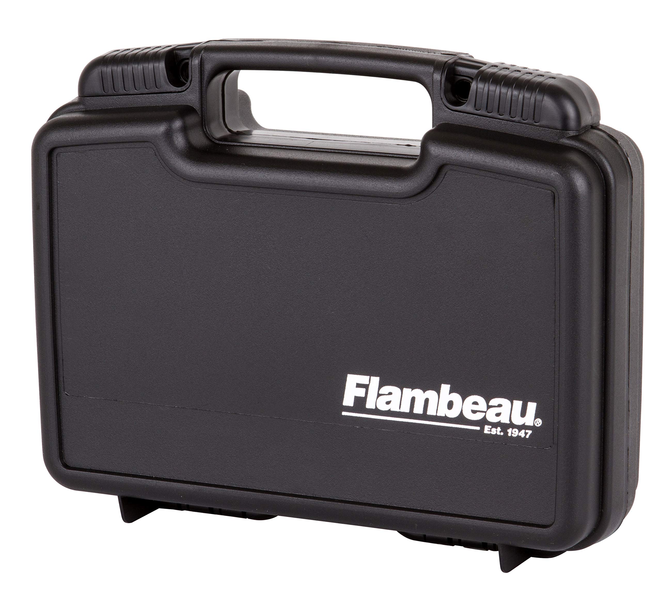 Plano Gun Guard SE Series Single Scoped Pistol Case with Padlock Tabs and Protective Foam Padding, Black & Flambeau Outdoors 1011 Safe Shot 10" Pistol Pack Case, Portable Firearm Storage Accessory