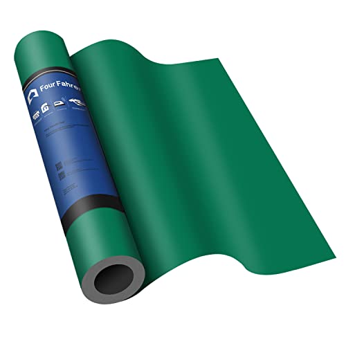 HTV Vinyl Roll, Green Iron On Vinyl 12in x 9ft HTV Heat Transfer Vinyl for All Cutter Machine