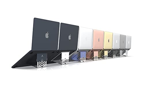 MAJEXTAND MacBook/Laptop Stand | Thinnest Adjustable Portable Ventilated Ergonomic Stand | Integrate with Most Laptops Under 18β, 6 Height Settings | US Patented (Black)