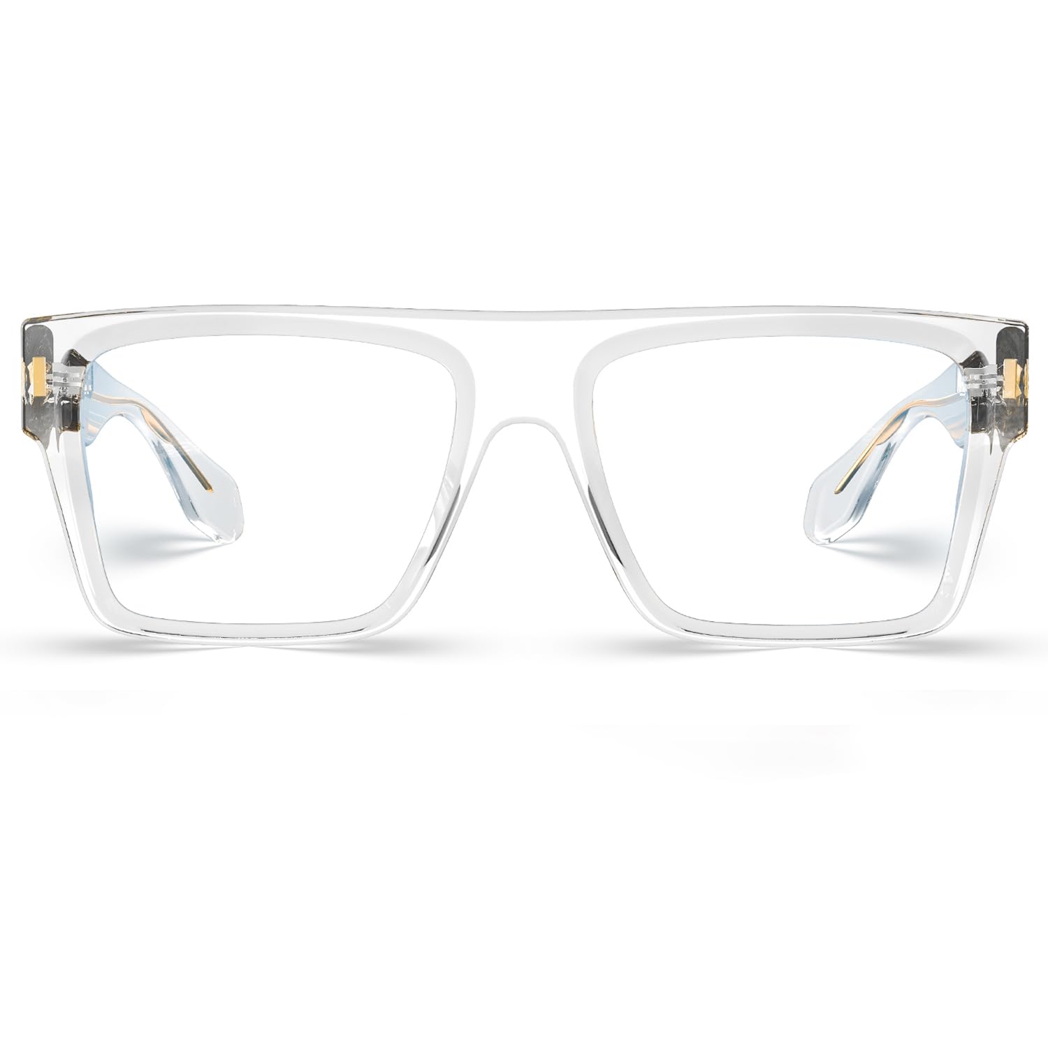 VISOONE Square Full Rim Blue Light Blocking Glasses Large Fashion Computer Multi Colors Eyeglass Frame Women Men ALBA
