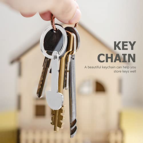Tofficu 4pcs Trolley Tokens Key Ring Shopping Trolley Tokens Keychain Release Token Coin Keyring Small Aldi Quarter Holder Keychain for Grocery Shopping Cart