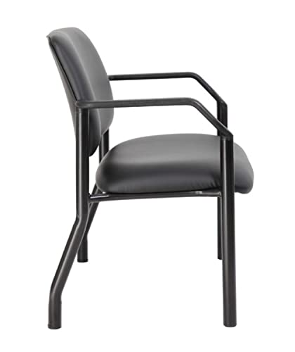 Boss Office Products Guest Chair 500 lb. Weight Capacity in Black