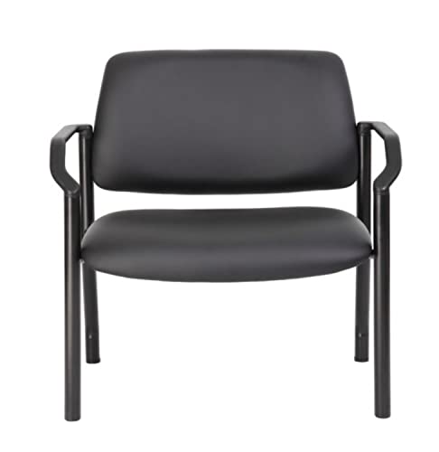 Boss Office Products Guest Chair 500 lb. Weight Capacity in Black