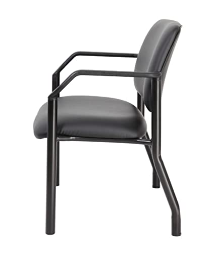 Boss Office Products Guest Chair 500 lb. Weight Capacity in Black