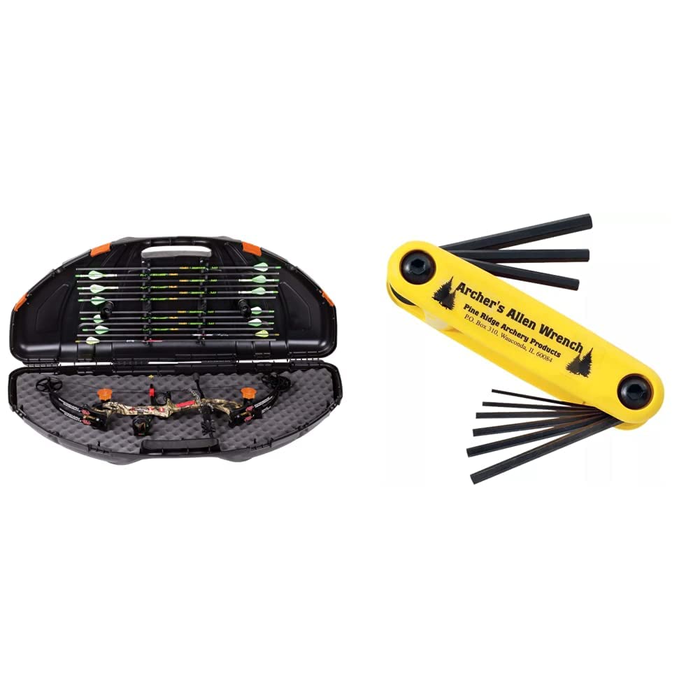 Flambeau Outdoors 6461SC Safe Shot Bow Case and Pine Ridge Archery Allen Wrench Set