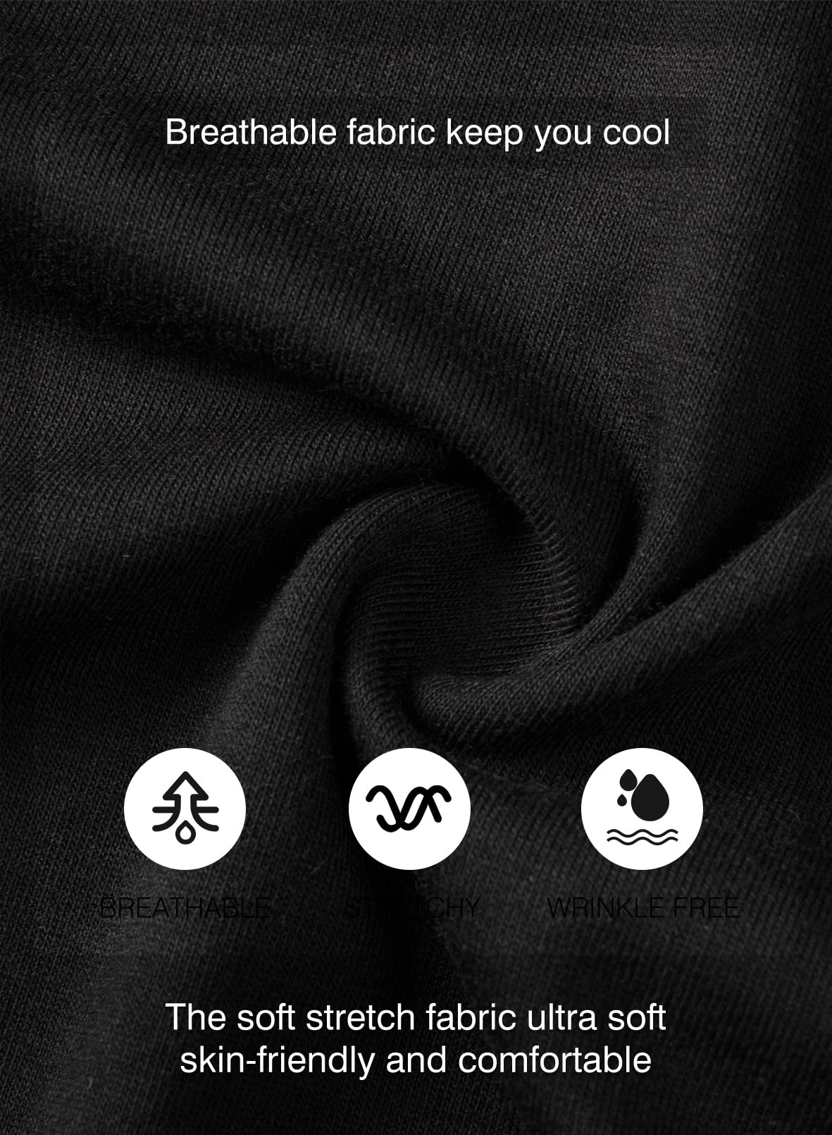 JMIERR Men's 3 Pack Cotton Hipster Hip Hop Longline Crewneck T-Shirt, Short Sleeve Gym Workout Athletic T Shirts for Men Pack,XL, Black/Dark Grey/Khaki