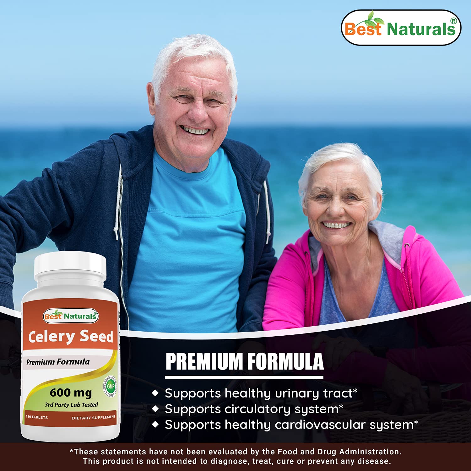 Best Naturals Celery Seed 600 Mg & Magnesium Chloride 520 mg