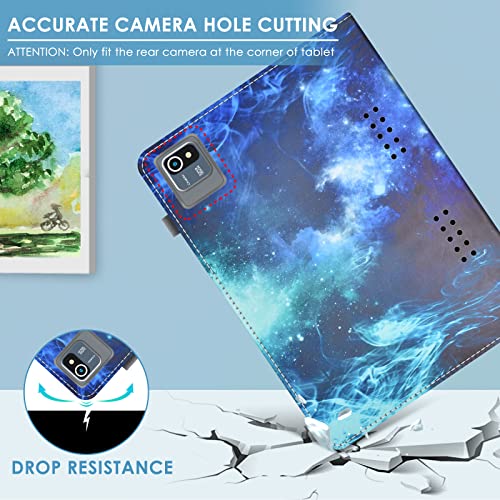 DETUOSI Okaysea 10.1" Tablet Case Cover, Portable Protective Folio PU Leather Stand Shell for Okaysea 10 inch Android Tablet