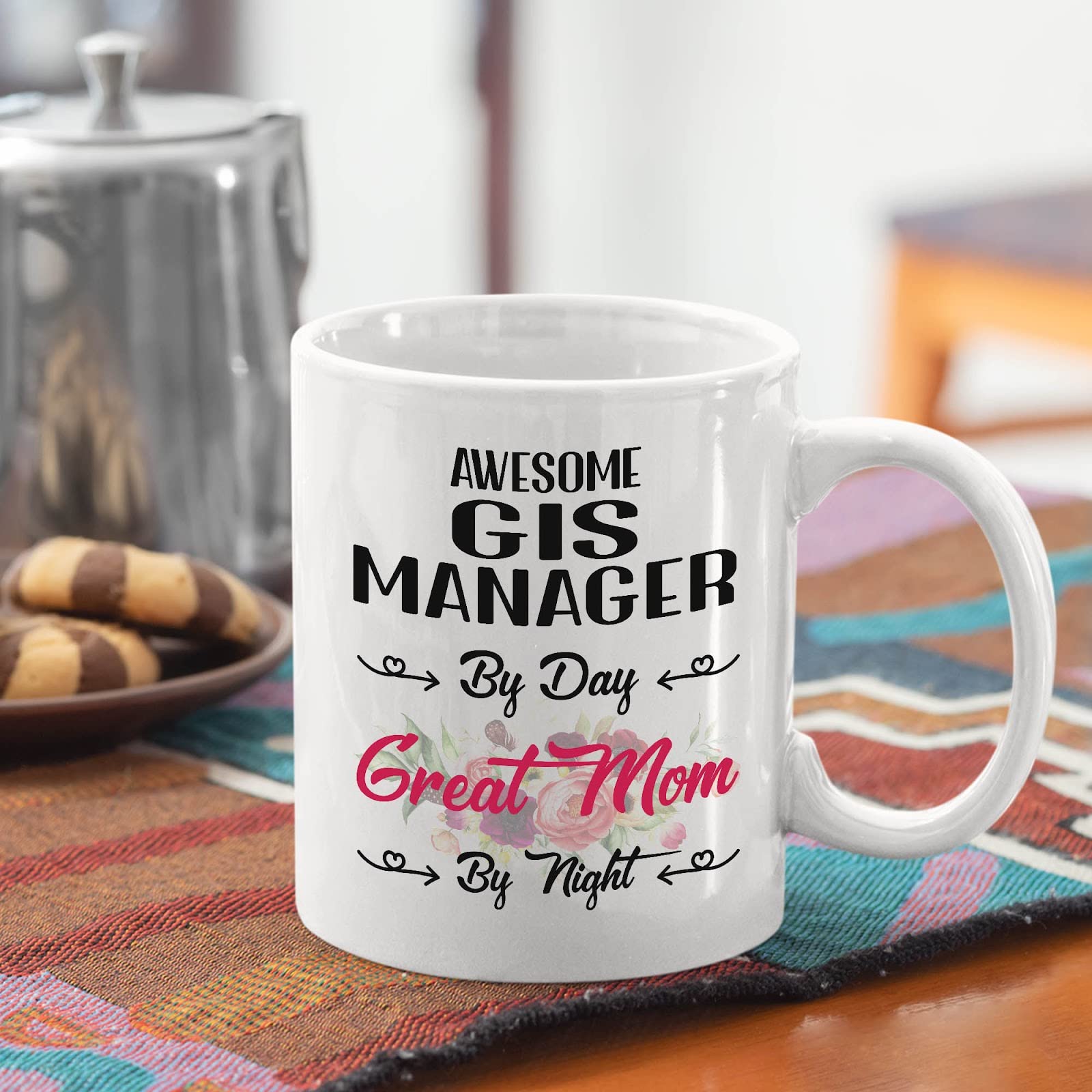 Mother's Day Gift From Daughter, Son To Mom 11oz, 15oz White Ceramic Mug - Gis Manager
