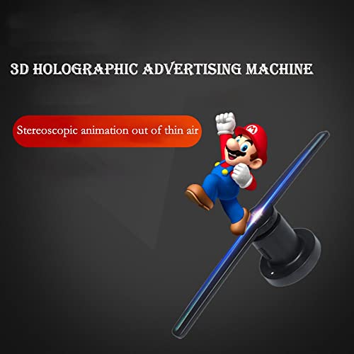 DNIER 3D Hologram Fan, Hologram Fan 16.53" Holographic Fan Display WiFi Real-Time Projection, Multiple Splicing