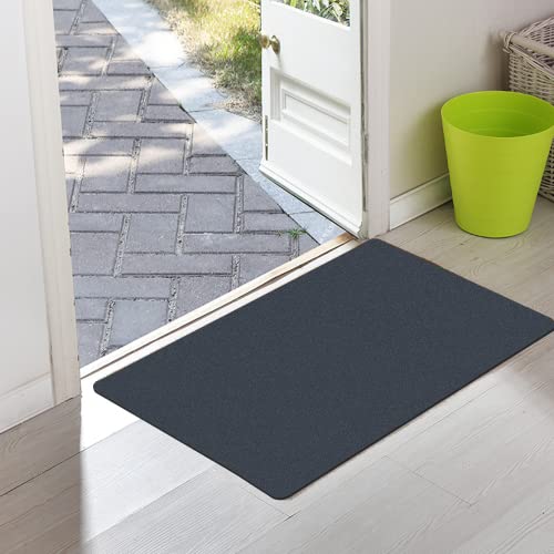 MTRACE Mat 23"x 17" Hardwood Floor Protector Indoor Doormat Desk Chair Mat Computer Rolling Chair Mat Multi-Purpose Low-Pile Front Door Mat (23"x 17")