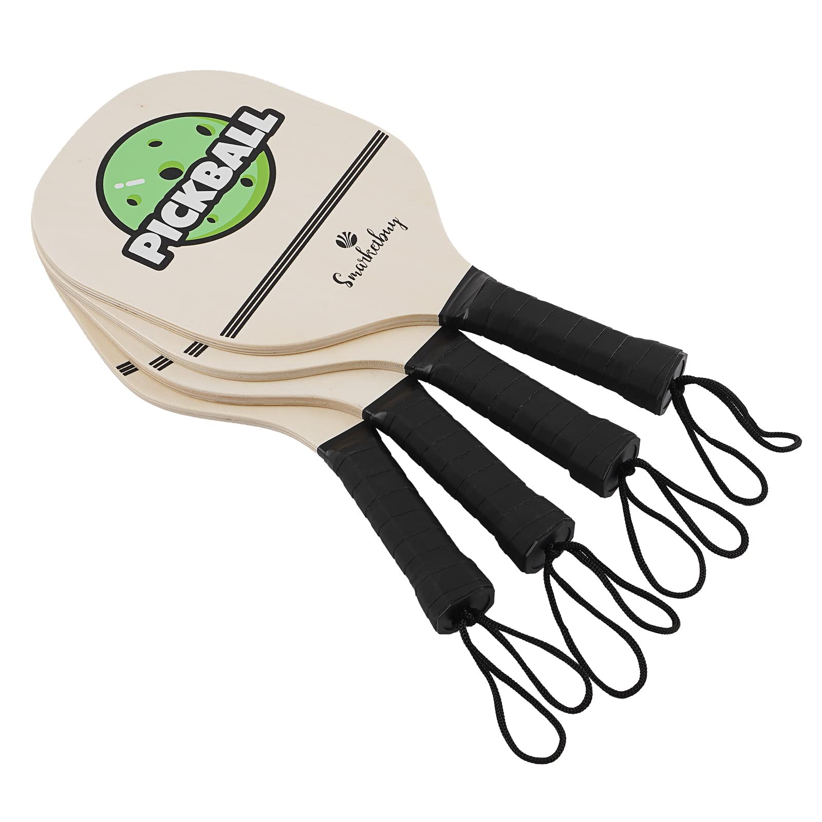 SmarketBuy Pickleball Net Set 22FT x 36inch Portable Pickleball Net System with 4 Paddles & 4 Pickleballs and Carrying Bag Suitable for Beginners and Professional Players