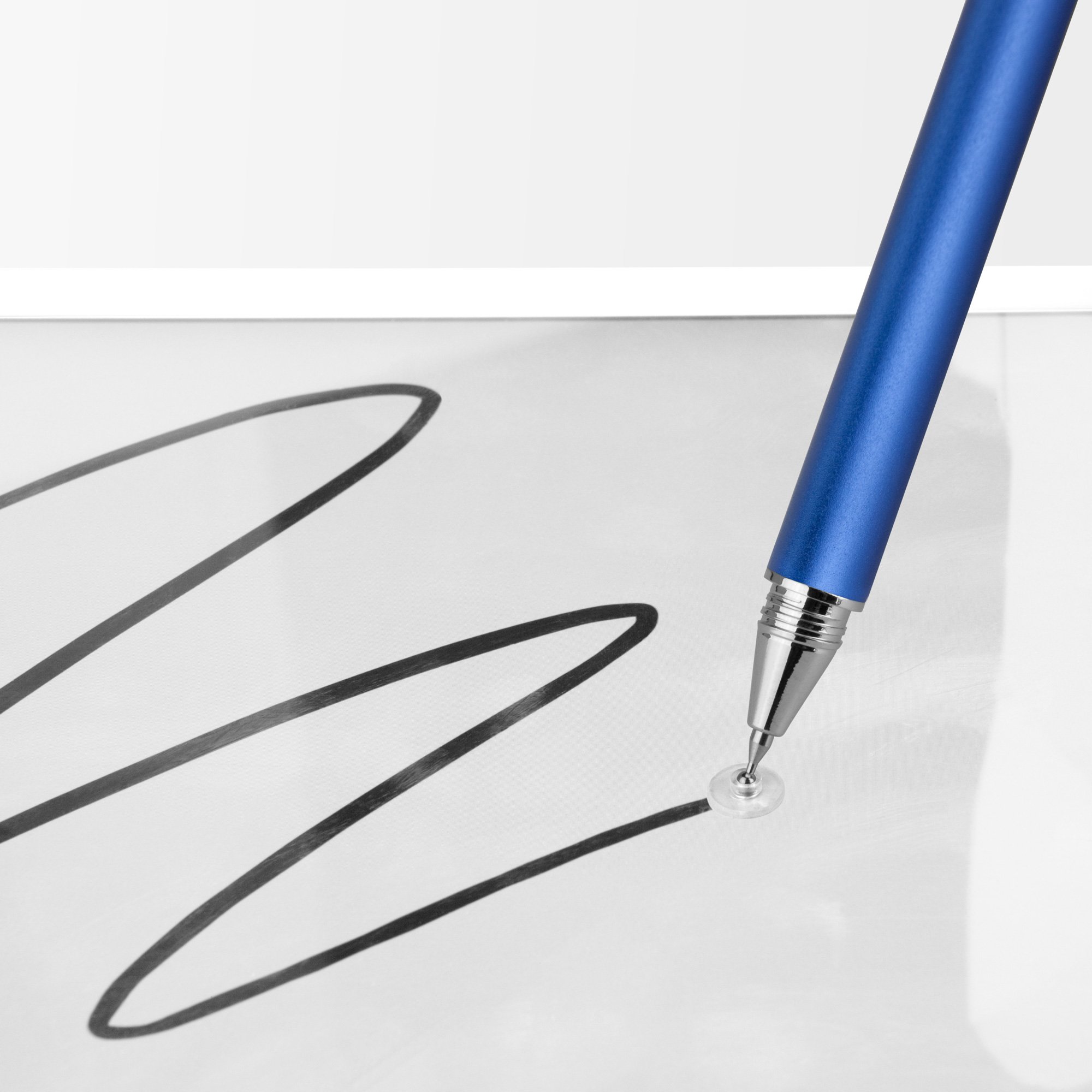 BoxWave Stylus Pen Compatible with Lenovo Chromebook Flex 3 82HG0006US (11 in) - FineTouch Capacitive Stylus, Super Precise Stylus Pen for Lenovo Chromebook Flex 3 82HG0006US (11 in) - Lunar Blue