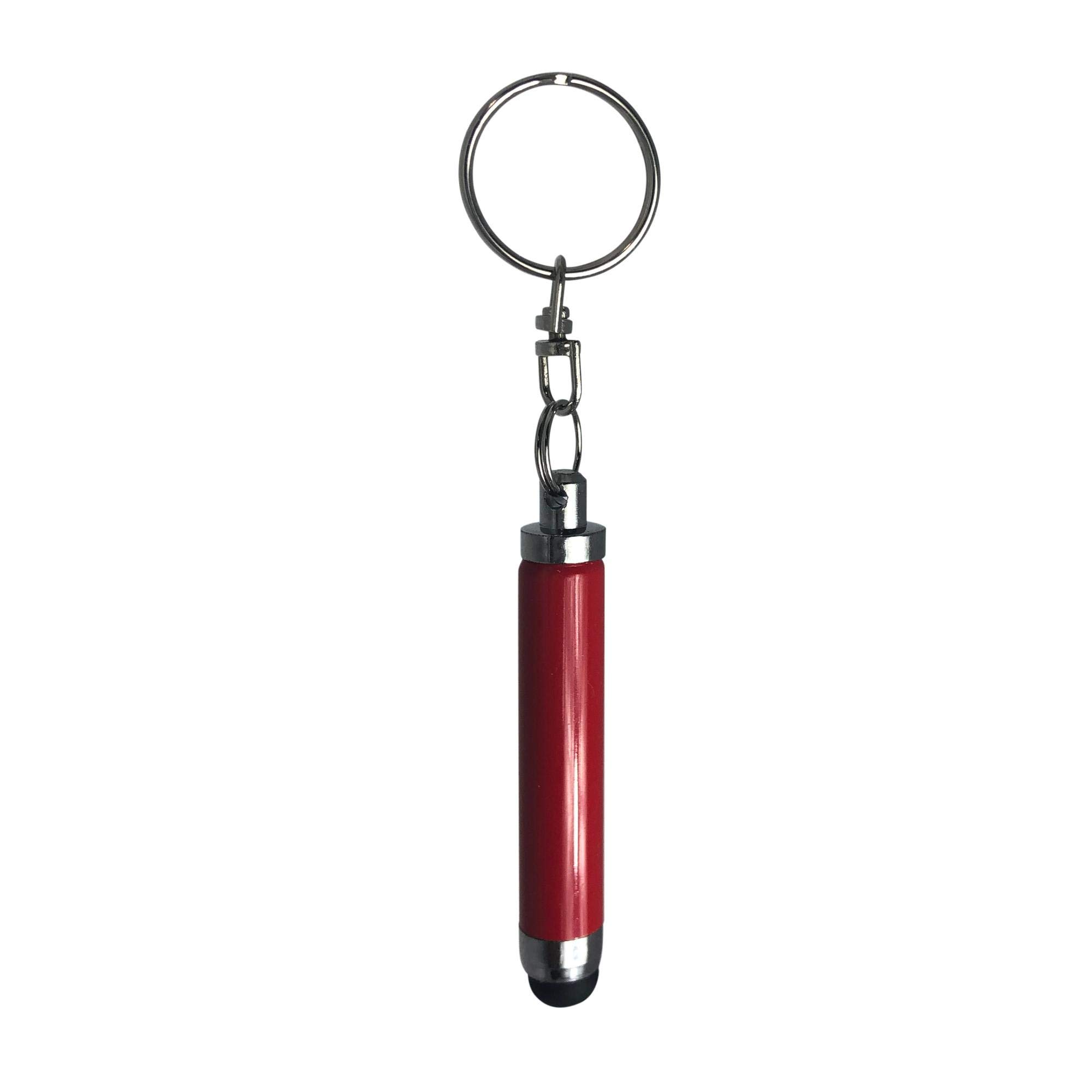 BoxWave Stylus Pen Compatible with Xerox Altalink B8145 - Bullet Capacitive Stylus, Mini Stylus Pen with Keyring Loop for Xerox Altalink B8145 - Ruby