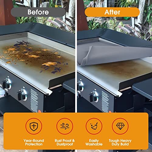 36" Silicone Griddle Mat for Blackstone, Heavy Duty Griddle Mat Fit Blackstone 36 Inch Flat Top Gas Grill Griddle, Protective Top Covers for Blackstone Protector Outdoor