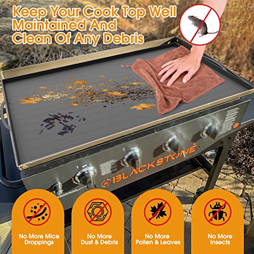 36" Silicone Griddle Mat for Blackstone, Heavy Duty Griddle Mat Fit Blackstone 36 Inch Flat Top Gas Grill Griddle, Protective Top Covers for Blackstone Protector Outdoor