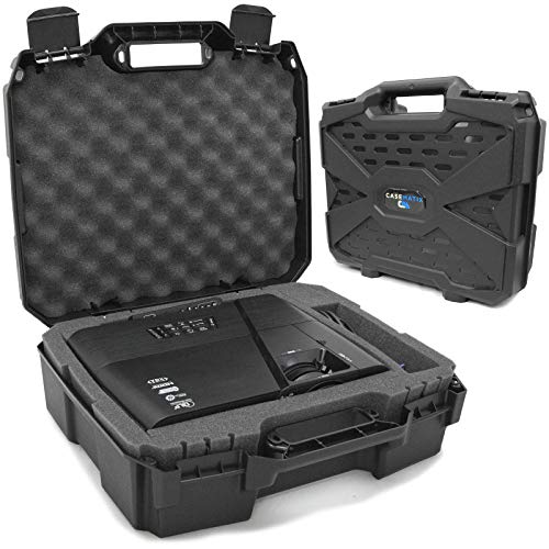 Casematix Projector case Compatible with Select Epson Projectors VS240, VS345, VS340 3LCD, XGA, SVGA - Check Projector Sizing