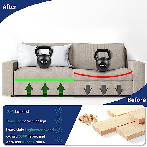 Imperius Wider Couch Cushion Support for Sagging,23 x 67 Heavy Duty Engineered Wood Sofa Cushion Support Board,Couch Supports for Sagging Cushions,Replacement Fix Sagging Cushions
