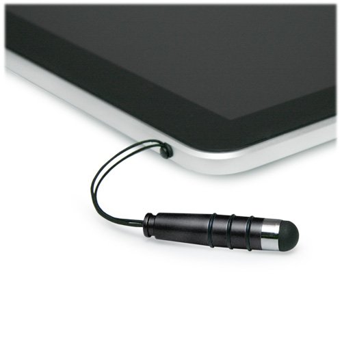 BoxWave Stylus Pen Compatible with Xerox Altalink B8145 - Mini Capacitive Stylus, Small Rubber Tip Capacitive Stylus Pen for Xerox Altalink B8145 - Jet Black