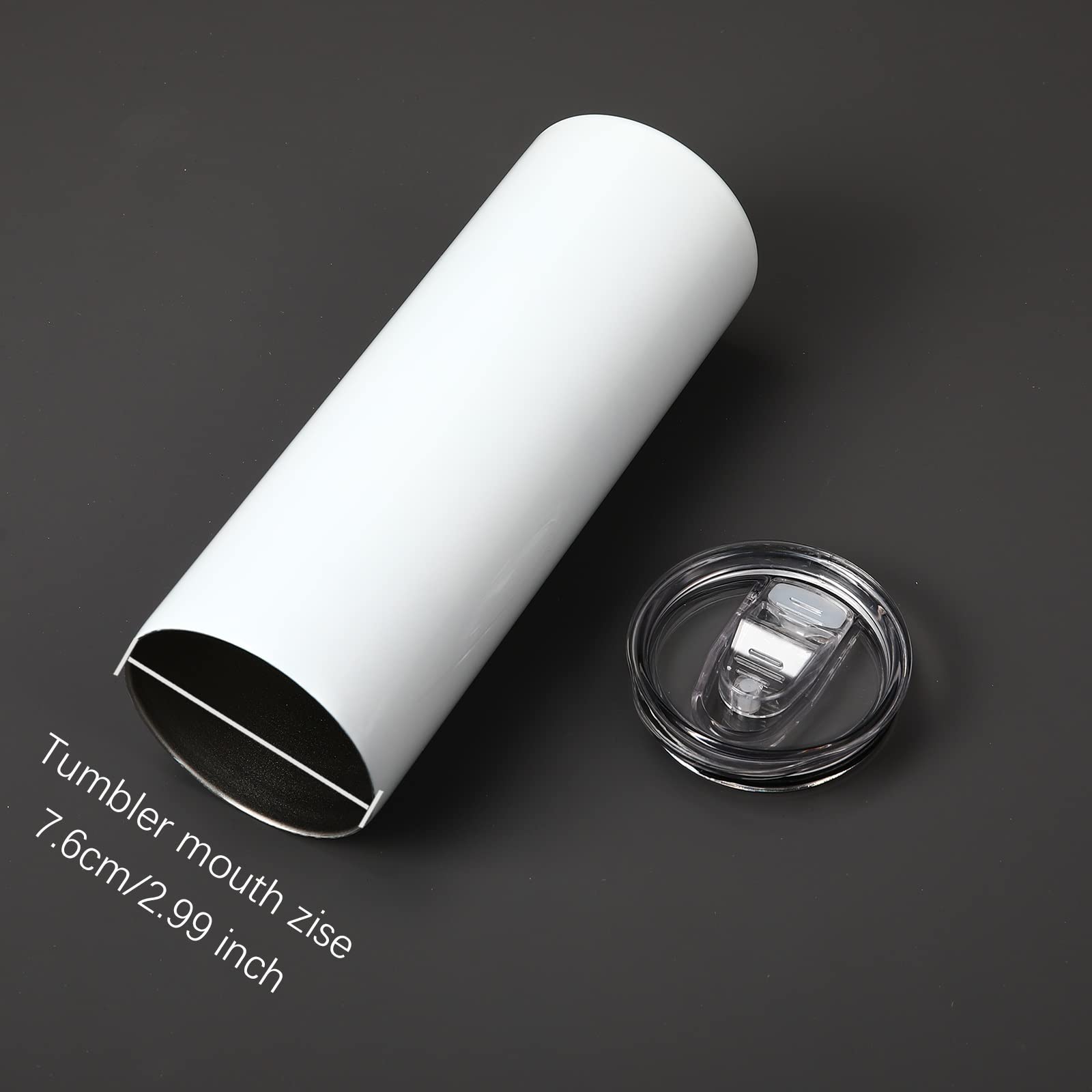OKBA 5 Pack 30 oz Replacement Lids Tumbler Plastic Splash Resistant Lids lucency Covers Spill Proof Skinny Tumbler Lid Cup Covers for OF 3 INCH 30 oz Tumbler Cups