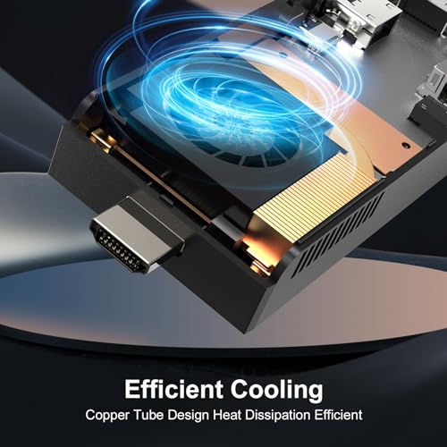 Mini PC Stick Windows 11 Pro,PC Stick Intel Celeron N4000 Processor Equipped 8GB LPDDR4 128GB SSD,Support Auto Power on,4K HD/Gigabit Ethernet/WiFi/BT,Business/Travel Pocket Computer