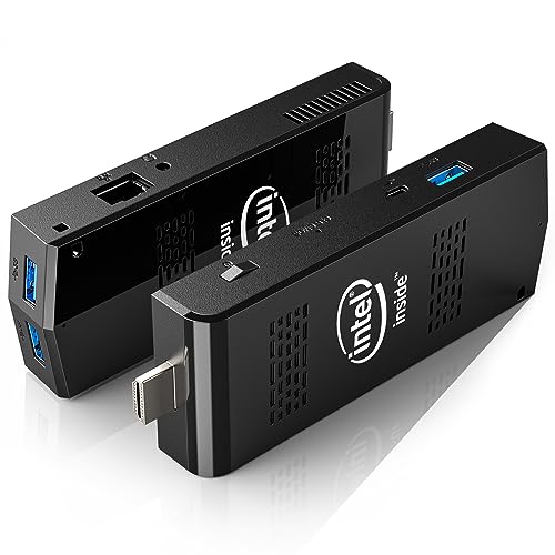 Mini PC Stick Windows 11 Pro,PC Stick Intel Celeron N4000 Processor Equipped 8GB LPDDR4 128GB SSD,Support Auto Power on,4K HD/Gigabit Ethernet/WiFi/BT,Business/Travel Pocket Computer