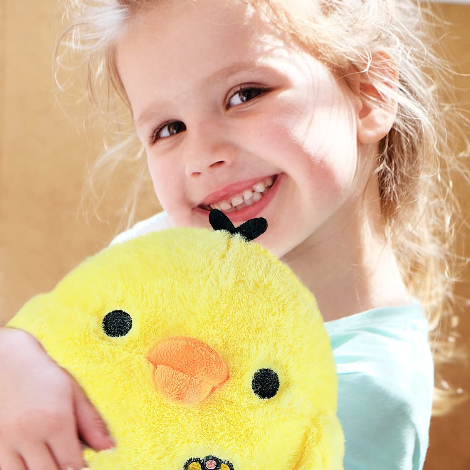 VIBERS 6.7 inch Little Baby Chick Stuffed Animal Cute Small Chicken Plush